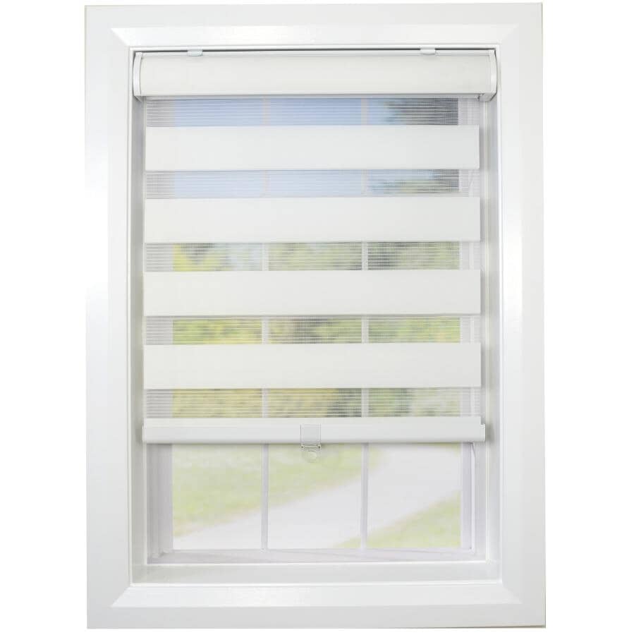 VERSAILLES 48" x 84" Eggshell Cordless Fabric Window Blind | Home Hardware
