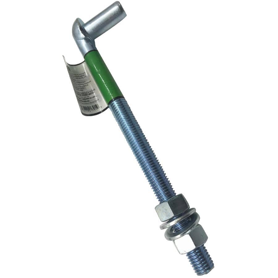 BUILDER'S HARDWARE 3/4" x 10" Hook Bolt with Nuts & Washers | Home Hardware