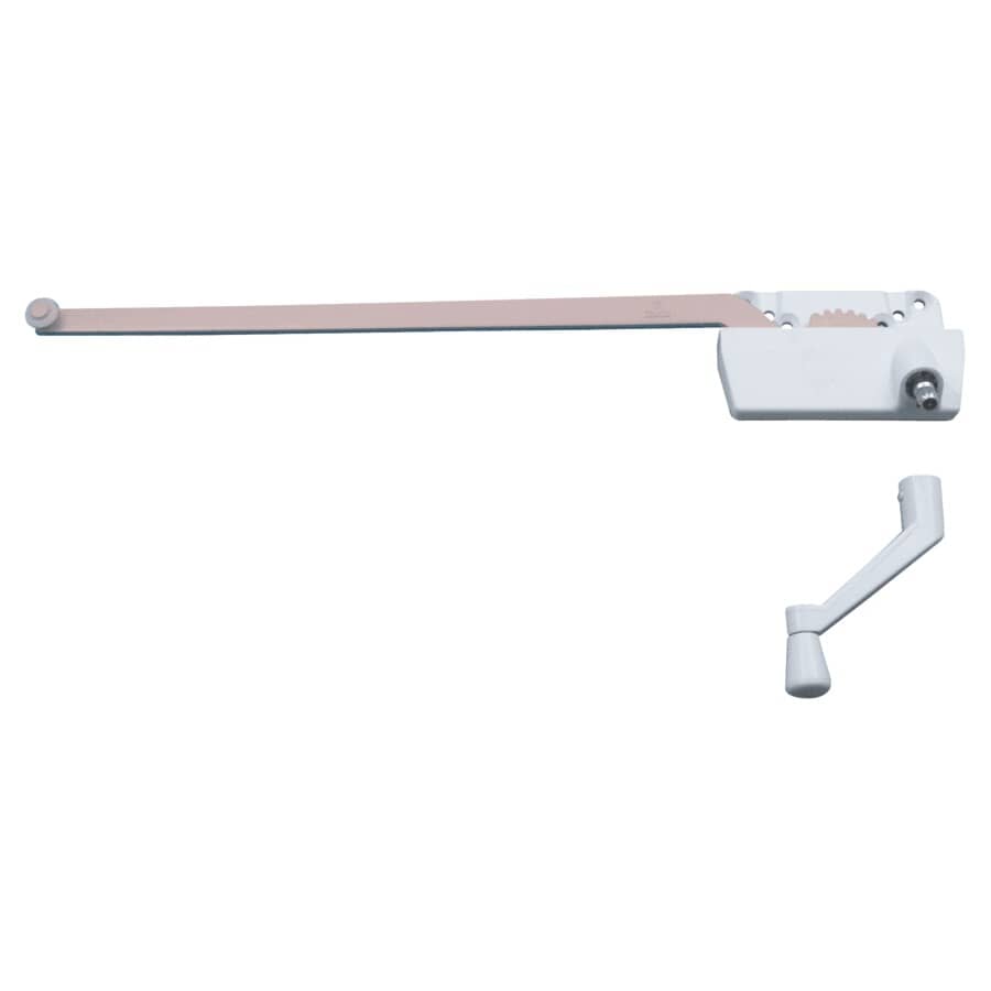 TRUTH HARDWARE 13-1/2" White Left Hand Single Arm Window Casement ...