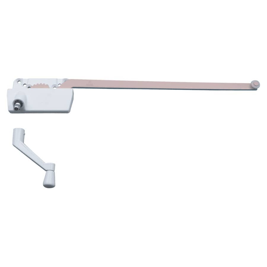 TRUTH HARDWARE 13-1/2" White Right Hand Single Arm Window Casement ...