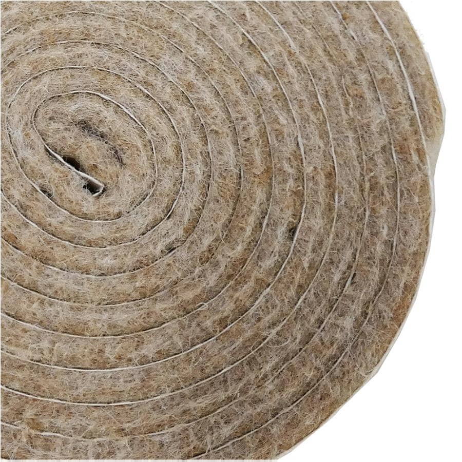 SHEPHERD HARDWARE PRODUCTS 1/2" x 58" Heavy Duty Felt Strip Pad | Home ...