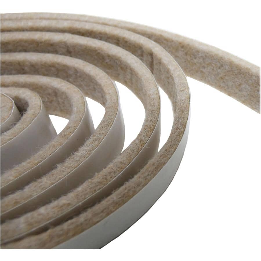 SHEPHERD HARDWARE PRODUCTS 1/2" x 58" Heavy Duty Felt Strip Pad | Home ...