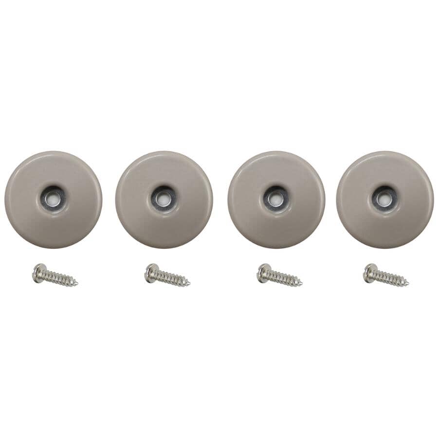 SHEPHERD HARDWARE PRODUCTS 4 Pack 1-1/2" Screw-On Glides | Home Hardware