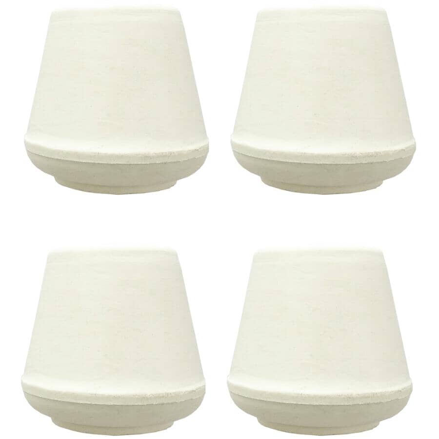 SHEPHERD HARDWARE PRODUCTS 7/8" Off-White Rubber Furniture Leg Tips ...