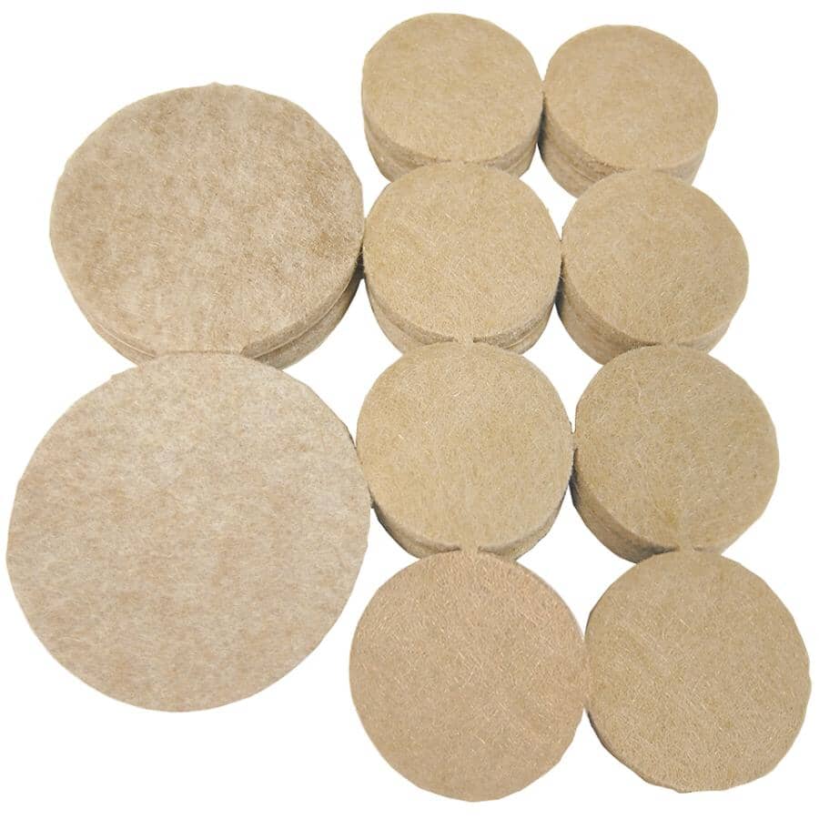 SHEPHERD HARDWARE PRODUCTS 20 Pack Round Self Sticking Felt Pads | Home ...