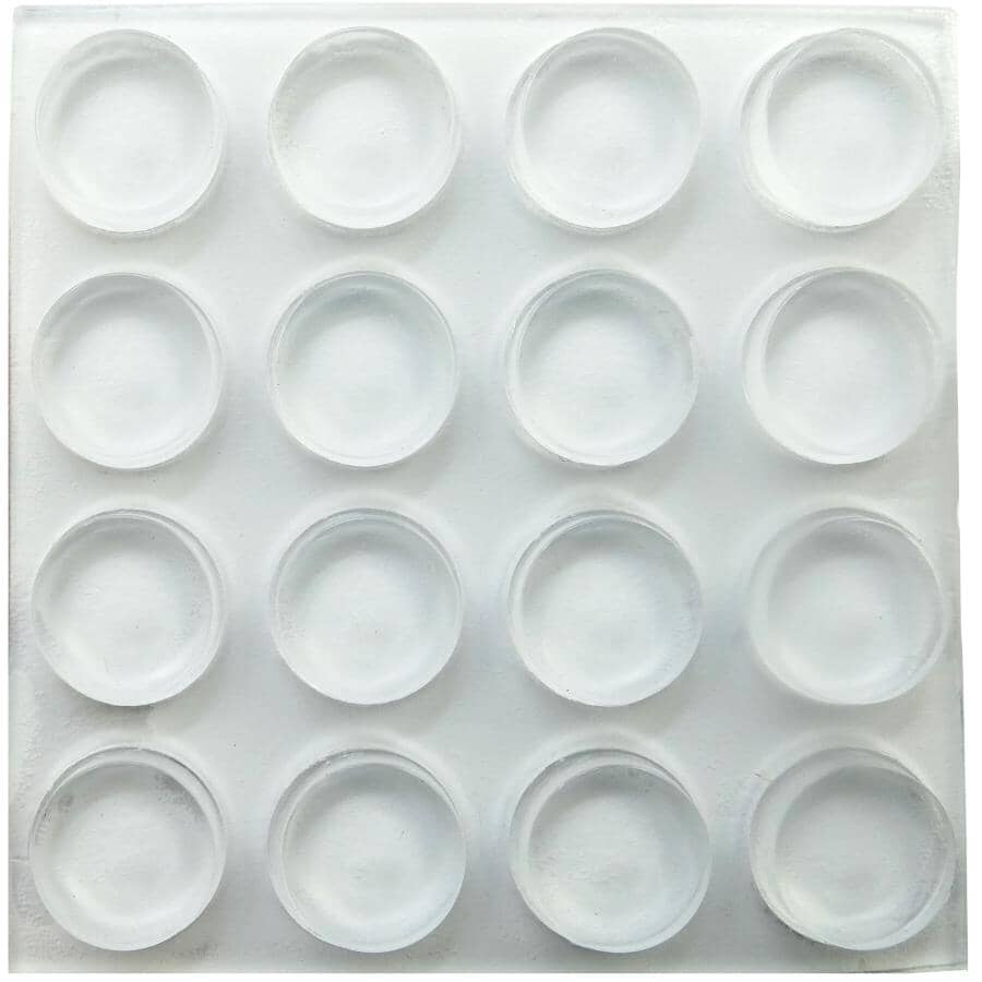 SUPER SLIDERS 1/2" Clear Round Self Adhesive Pads | Home Hardware