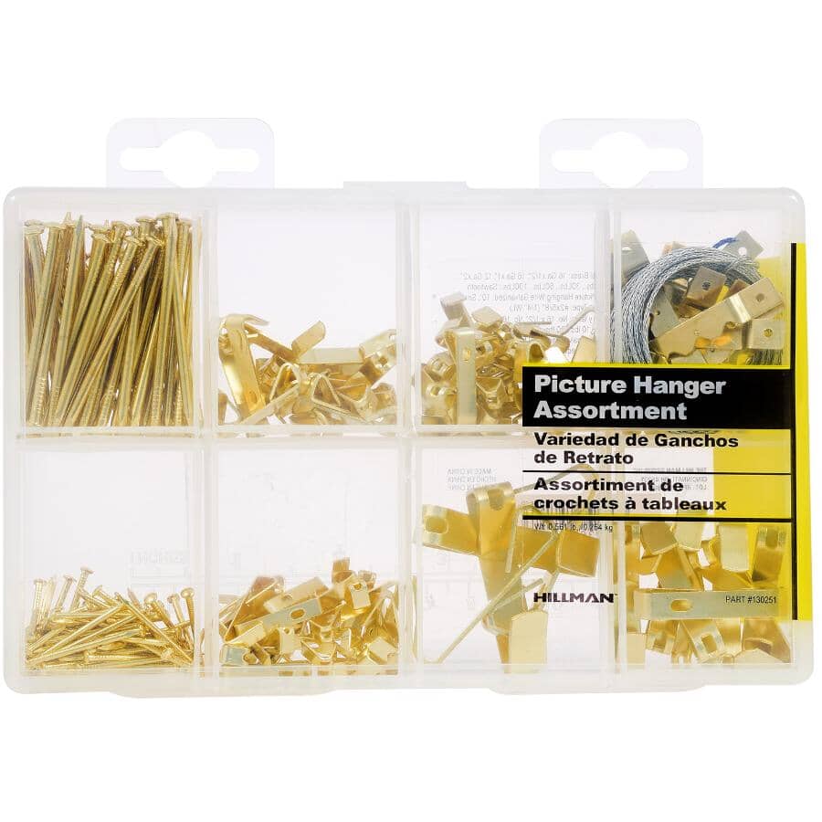 HILLMAN Medium Kit Picture Hangers -206 Piece, Assorted | Home Hardware