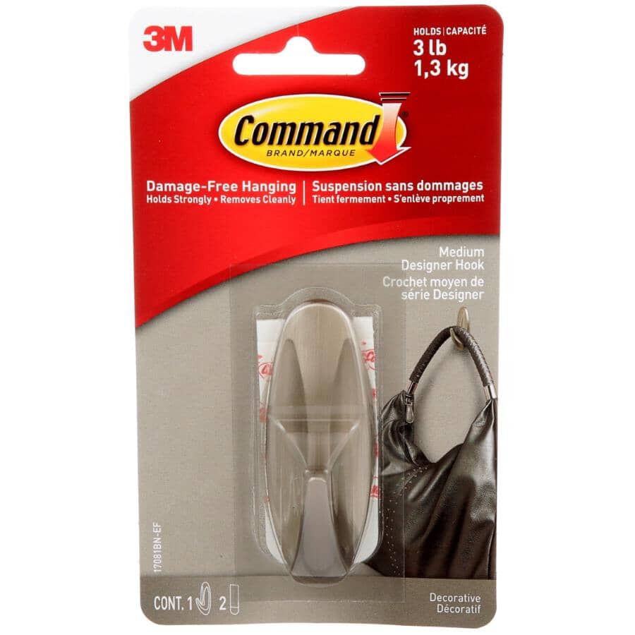 COMMAND Designer Medium Hook - 3 lb | Home Hardware