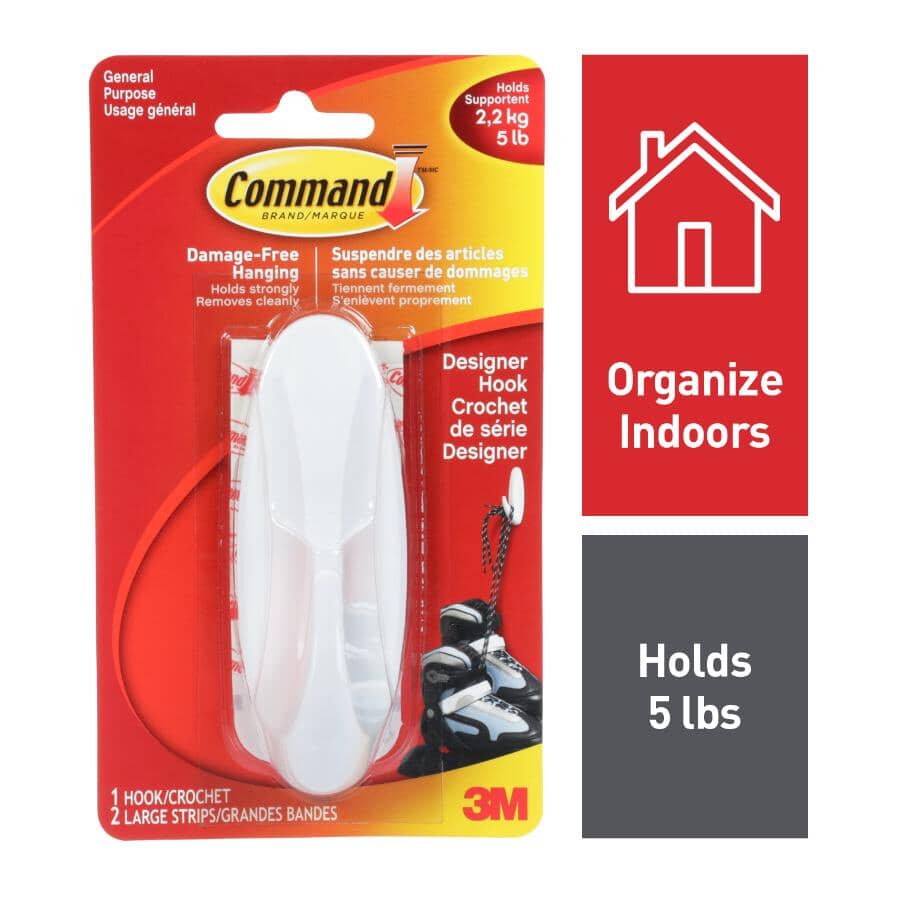 COMMAND Large Designer Hooks | Home Hardware