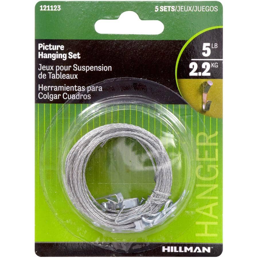 HILLMAN 5 Sets 5 lb Picture Hanging Kit | Home Hardware