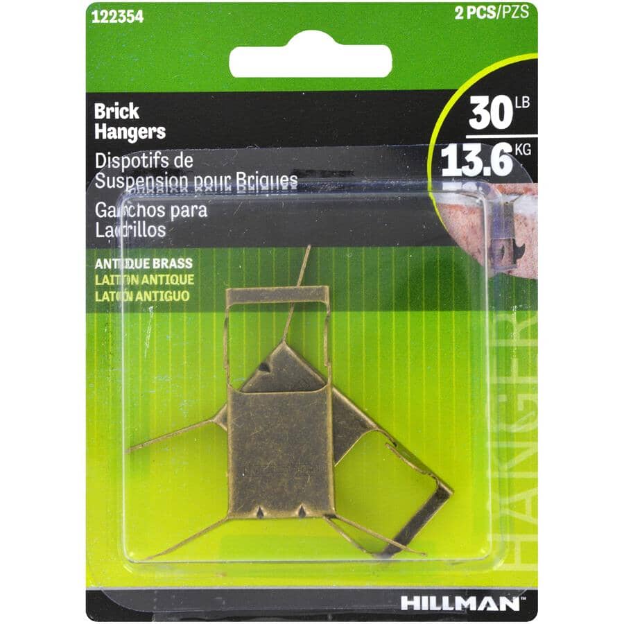 HILLMAN 2 Pack 30lb Brick Hangers | Home Hardware