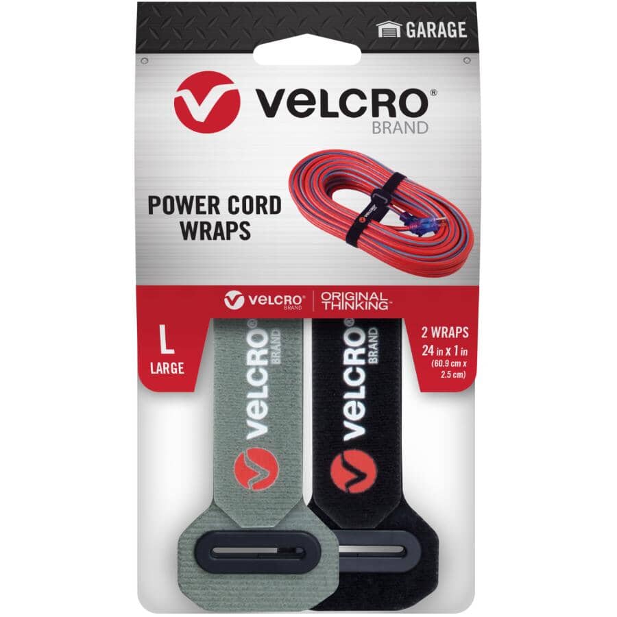 VELCRO (R) BRAND FASTENERS 24" x 1" Power Cord Wraps | Home Hardware