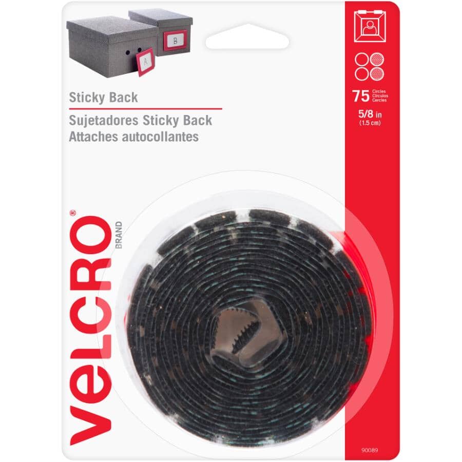VELCRO (R) BRAND FASTENERS 5/8" Sticky Back Circles | Home Hardware