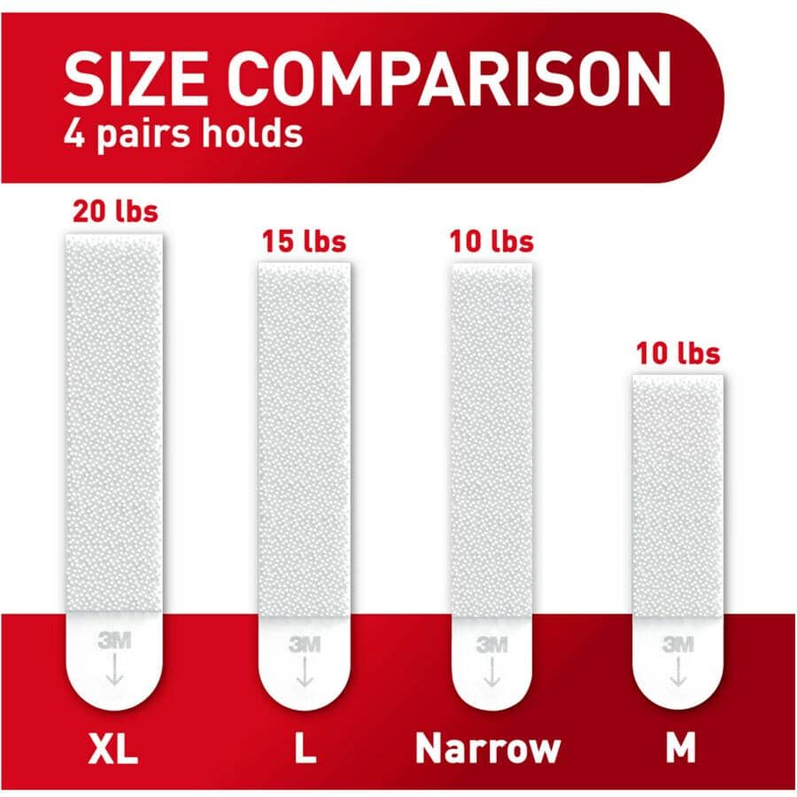 COMMAND 8 Pairs Extra Large Picture Hanging Strips, White | Home Hardware