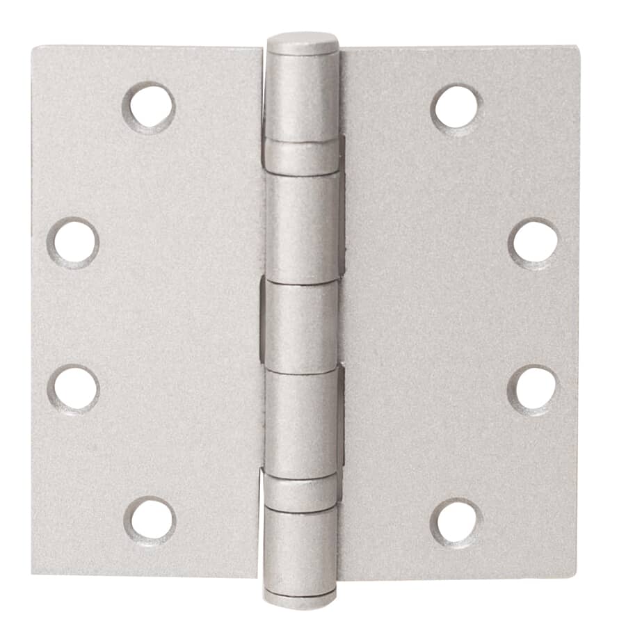 TELL MFG 3 Pack 4-1/2" Satin Chrome Ball Bearing Commercial Hinges ...