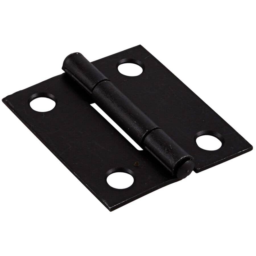 HILLMAN 2 Pack 1-1/2" x 1-1/4" Oil Rubbed Bronze Broad Hinges | Home ...