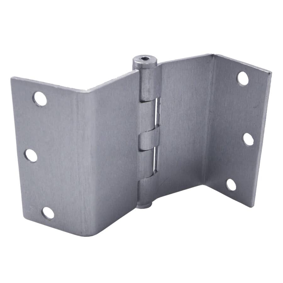 BUILDER'S HARDWARE Satin Chrome Clear Swing Hinge | Home Hardware