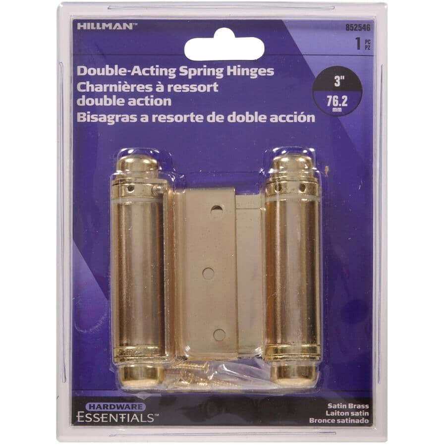 HILLMAN Brass Double Action Spring Hinge | Home Hardware