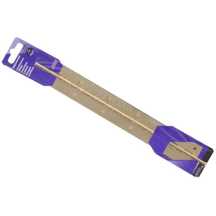 HILLMAN 12" x 1-1/2" Black Continuous Hinge | Home Hardware