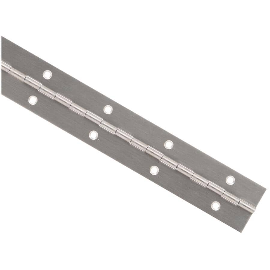 HILLMAN 30" x 1-1/2" Stainless Steel Continuous Hinge | Home Hardware