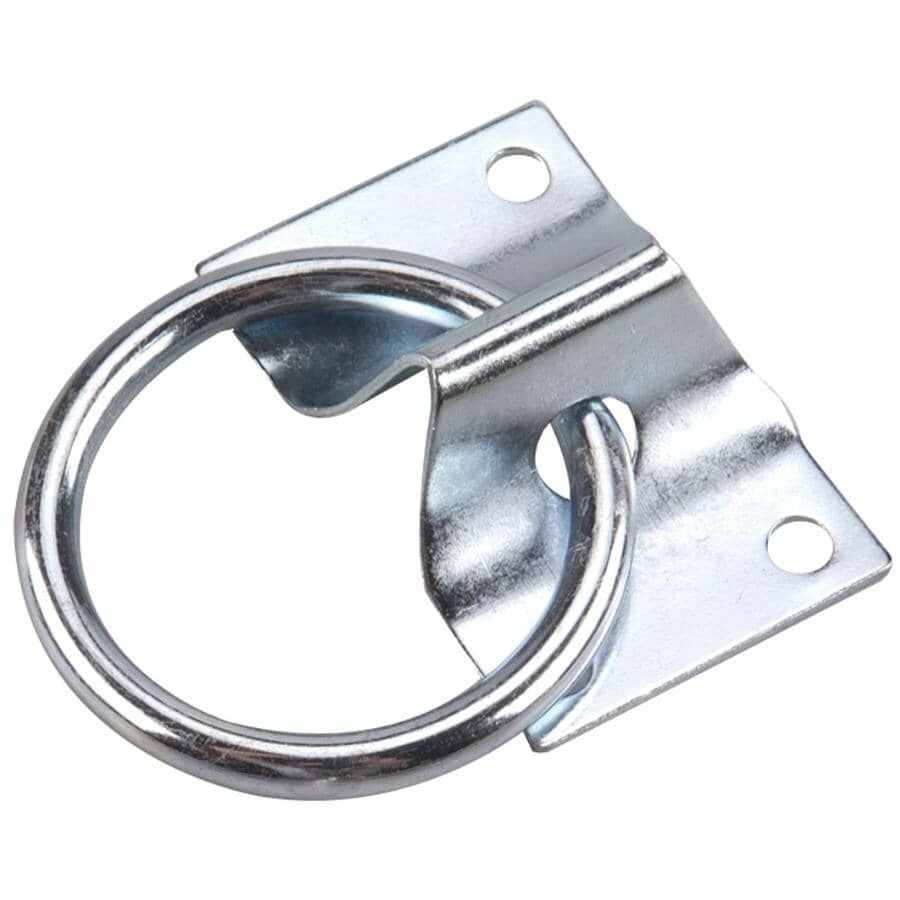 ONWARD 3/8" x 2" x 2" Hitching Ring, with Plate | Home Hardware