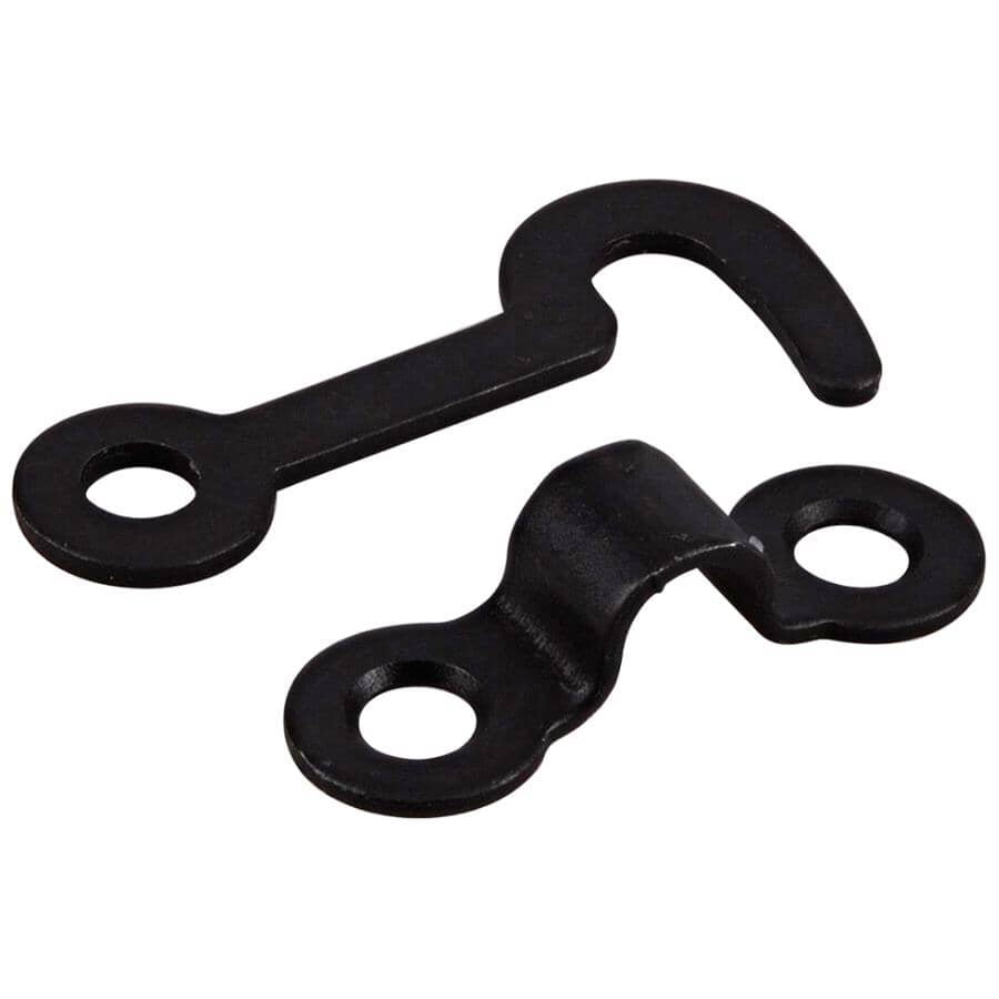HILLMAN 2 Pack Oil Rubbed Bronze Hook and Staple | Home Hardware