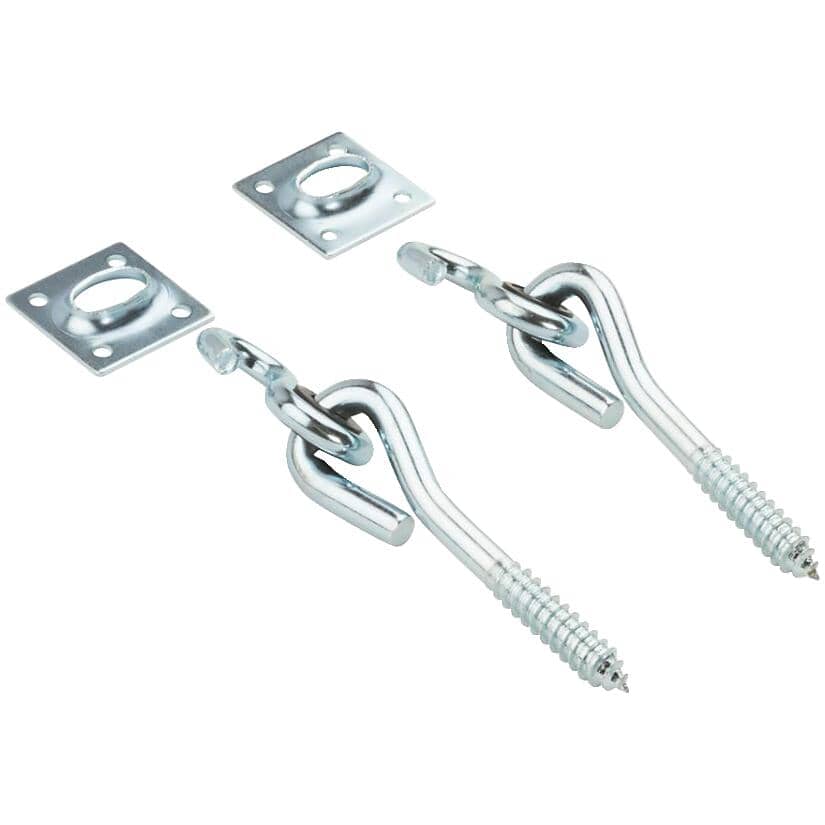 BUILDER'S HARDWARE 2 Pack Screw Eyes Swing Hook Kit | Home Hardware