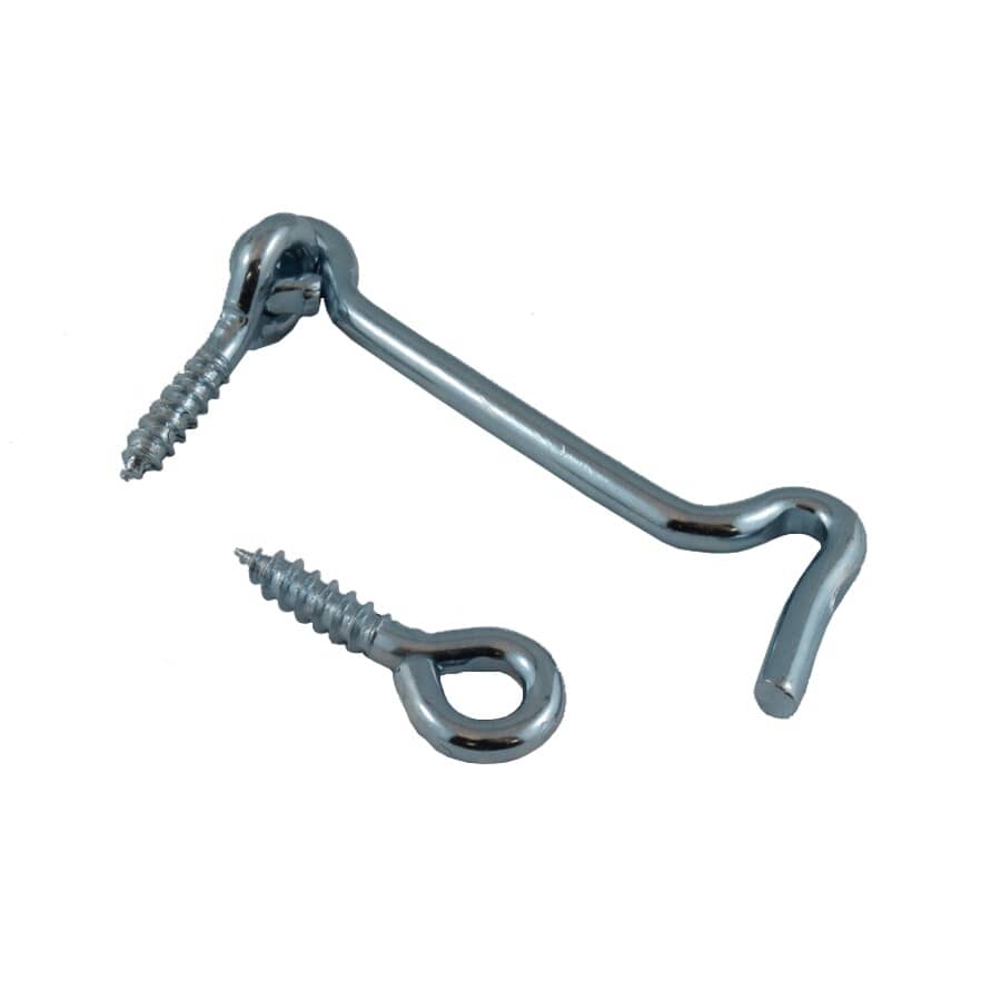 Home Pak 2 Pack 3" Zinc Gate Hooks and Eyes | Home Hardware
