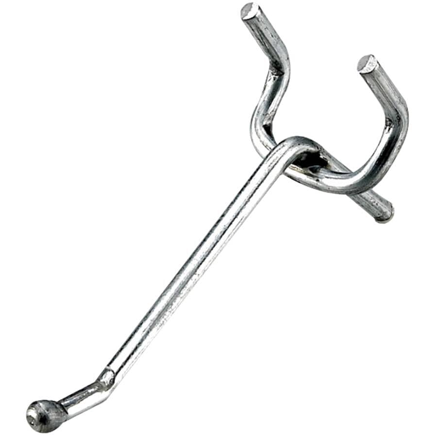 ONWARD 2" Single Zinc Hooks, for Pegboard | Home Hardware