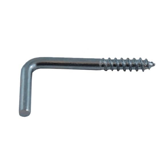 HOME PAK 10 Pack 1-1/4" Zinc Square Bend Screw Hooks | Home Hardware