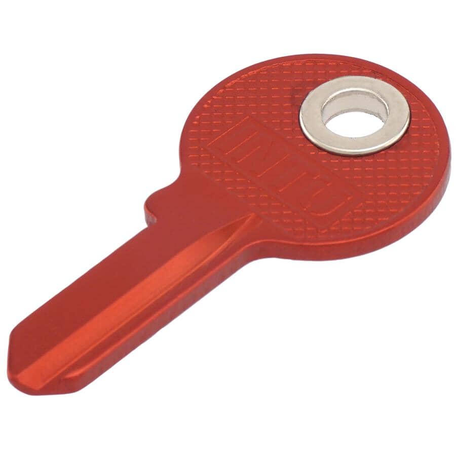 THE MAGNET SOURCE Magnetic M1 Key Blank, Red | Home Hardware