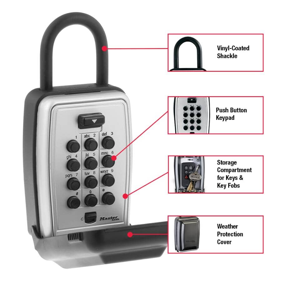 MASTER LOCK Portable Combination Lock Box | Home Hardware