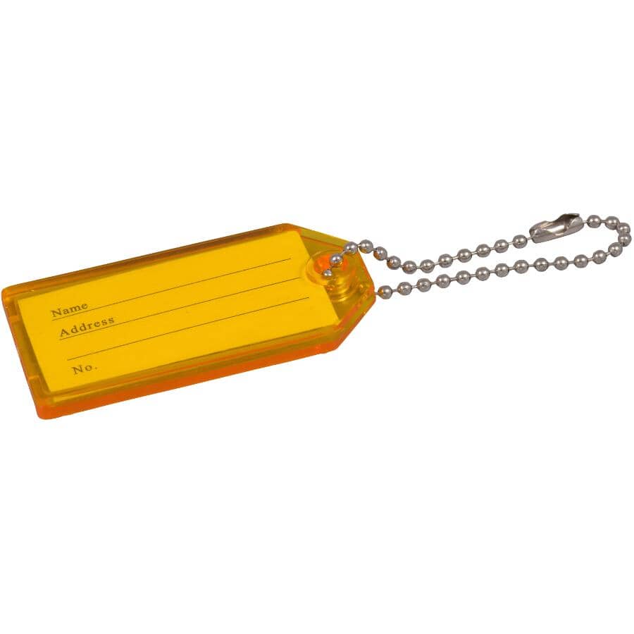 HILLMAN Plastic ID Tag with Chain | Home Hardware
