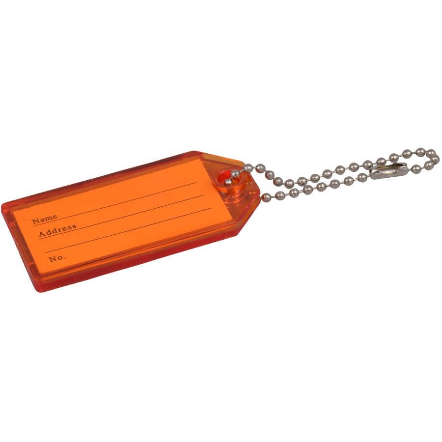 HILLMAN Plastic ID Tag with Chain | Home Hardware