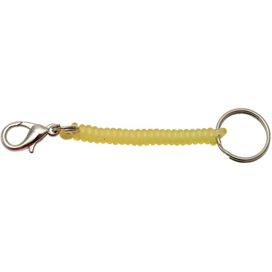 Home 6cm Spring Key Ring with Clip, Assorted Colours | Home Hardware