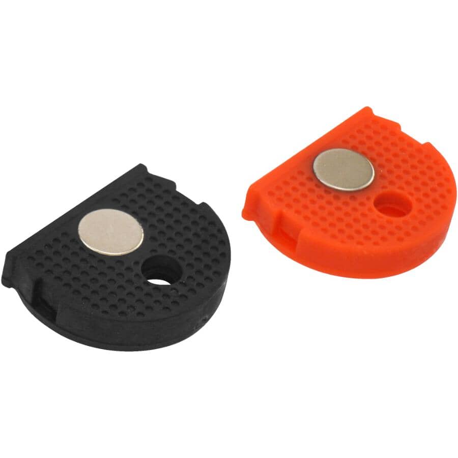 THE MAGNET SOURCE 2 Pack Magnetic Key Cap Identifiers, Red & Black ...