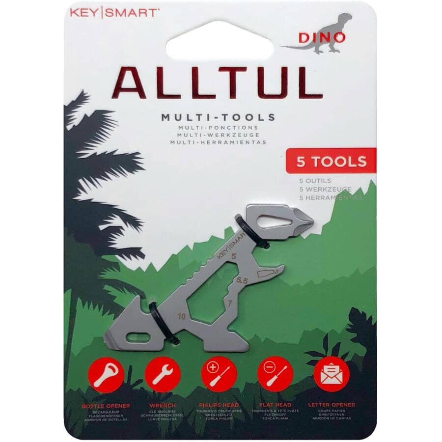 KEYSMART Dino Stainless Steel Multi Tool Keychain | Home Hardware