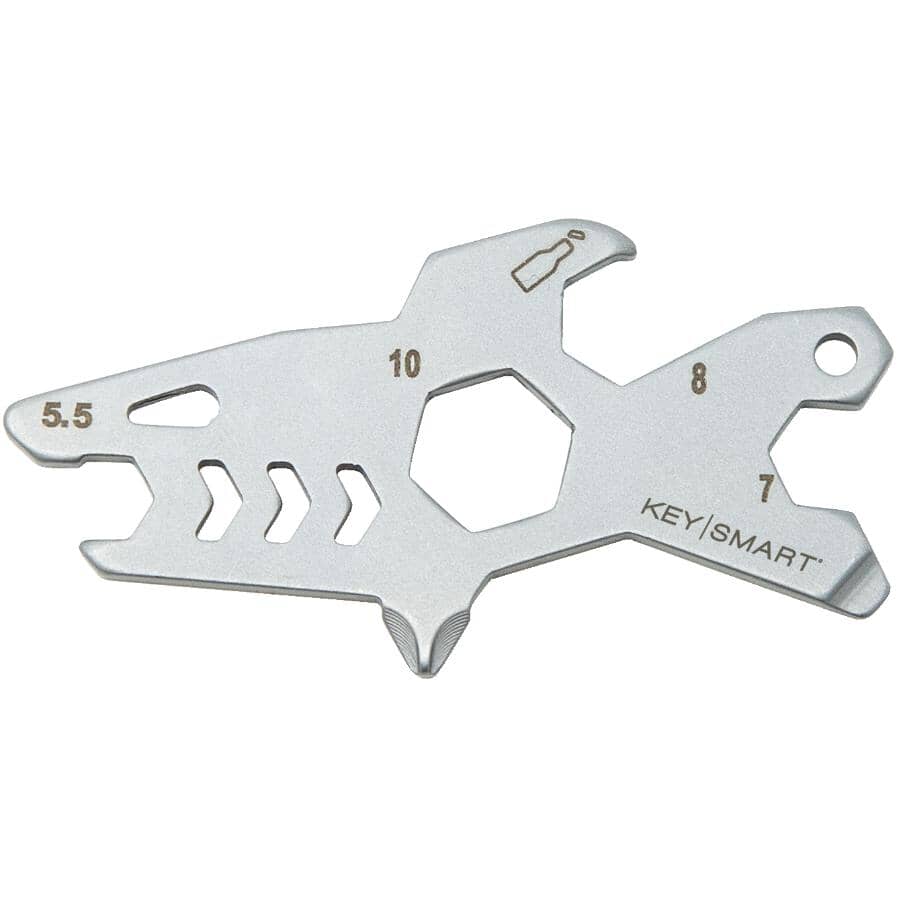 KEYSMART Shark Stainless Steel Multi Tool Keychain | Home Hardware