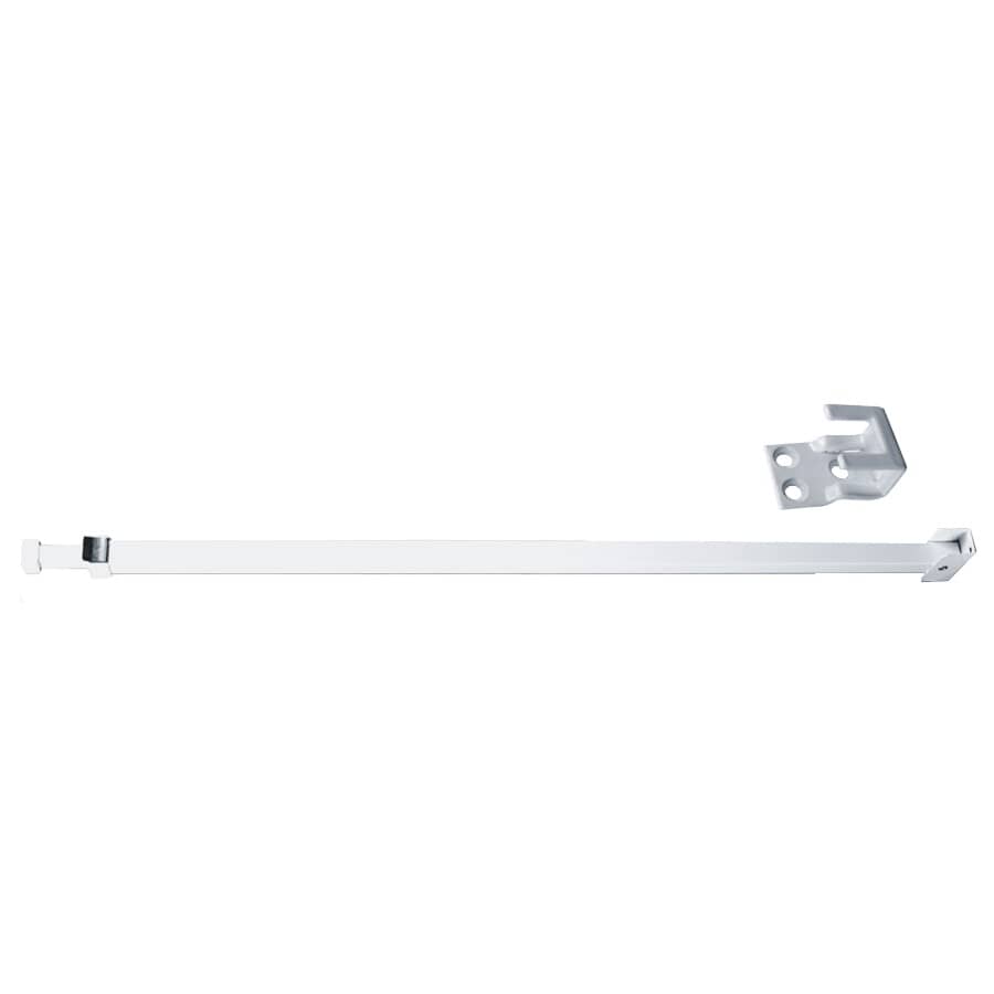 DEFENDER SECURITY 48" Adjustable White Sliding Patio Door Security Bar ...