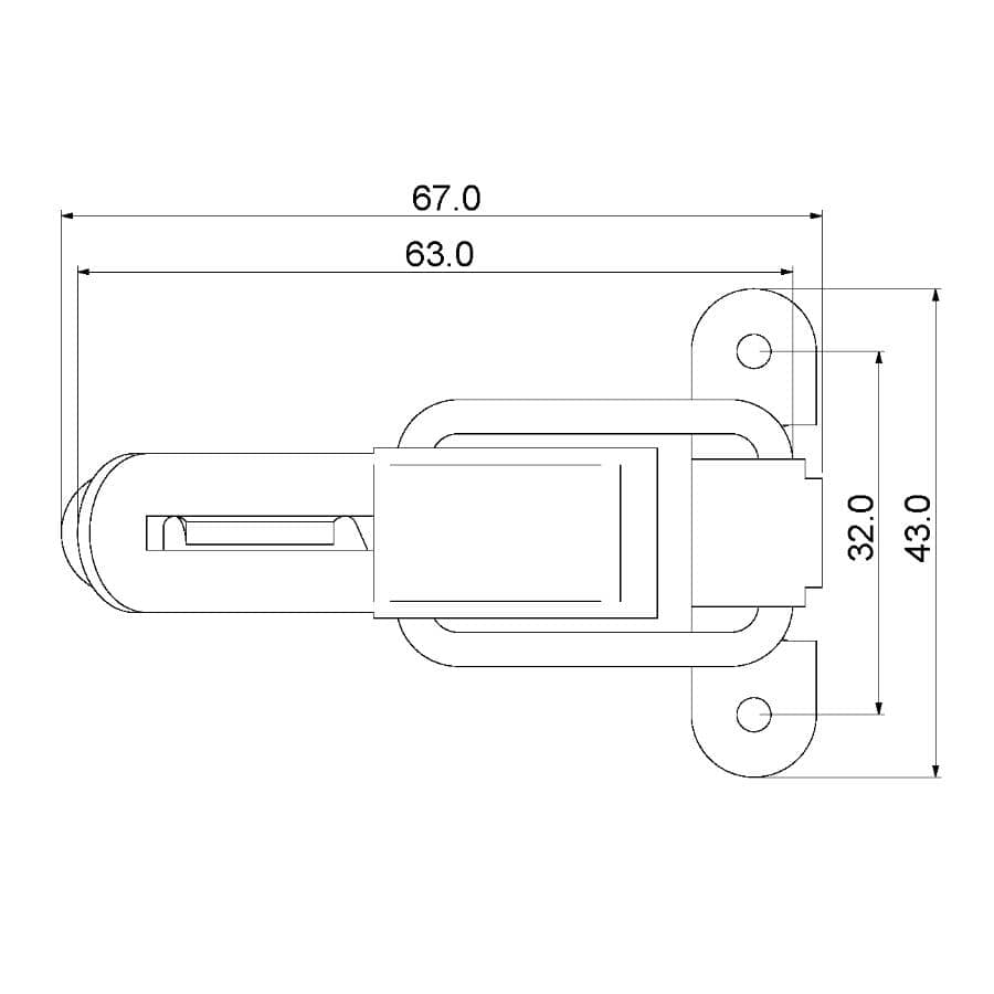 BUILDER'S HARDWARE Lockable Draw Catches | Home Hardware