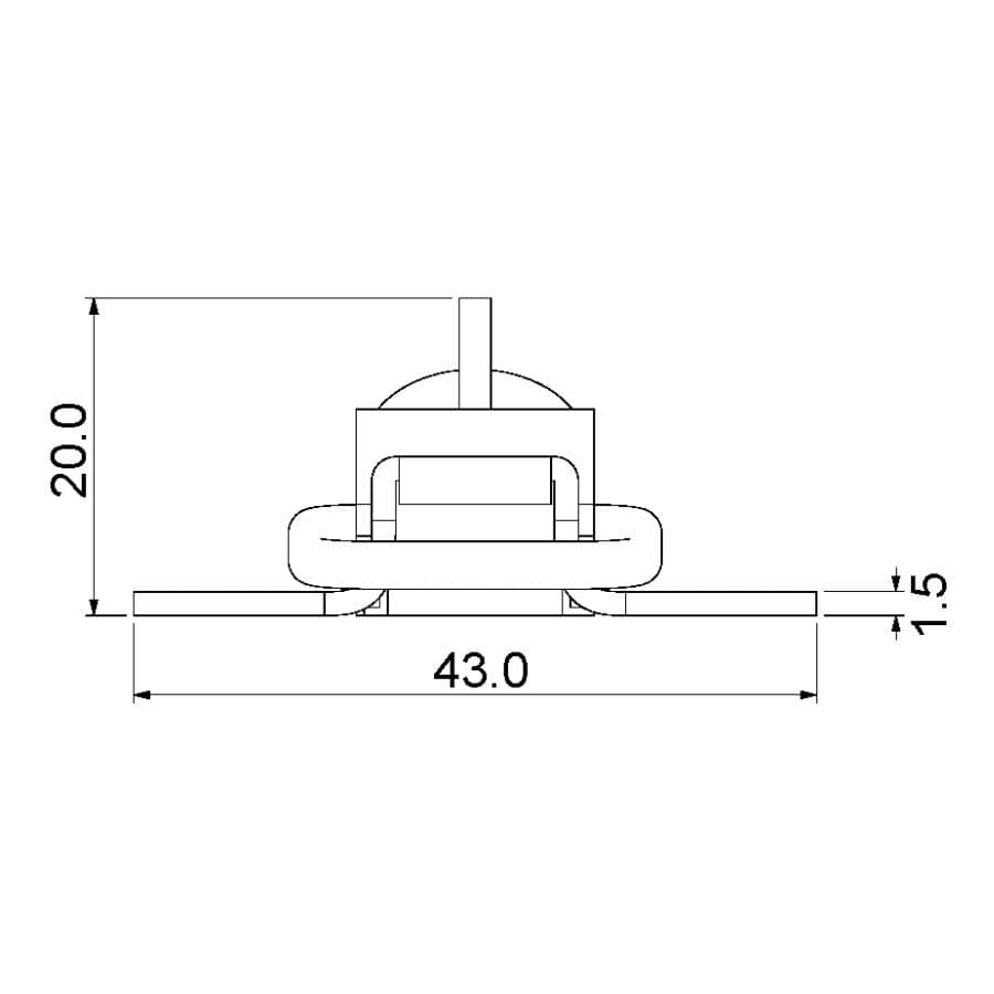 BUILDER'S HARDWARE Lockable Draw Catches | Home Hardware