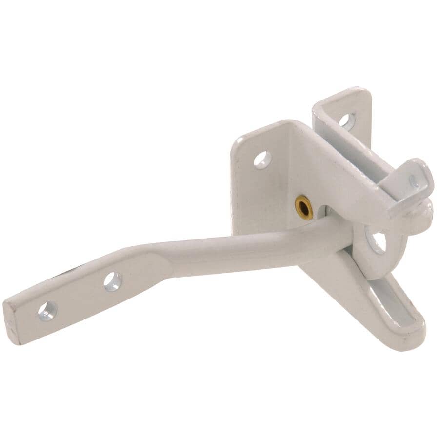 HILLMAN Universal Gate Latch - White | Home Hardware