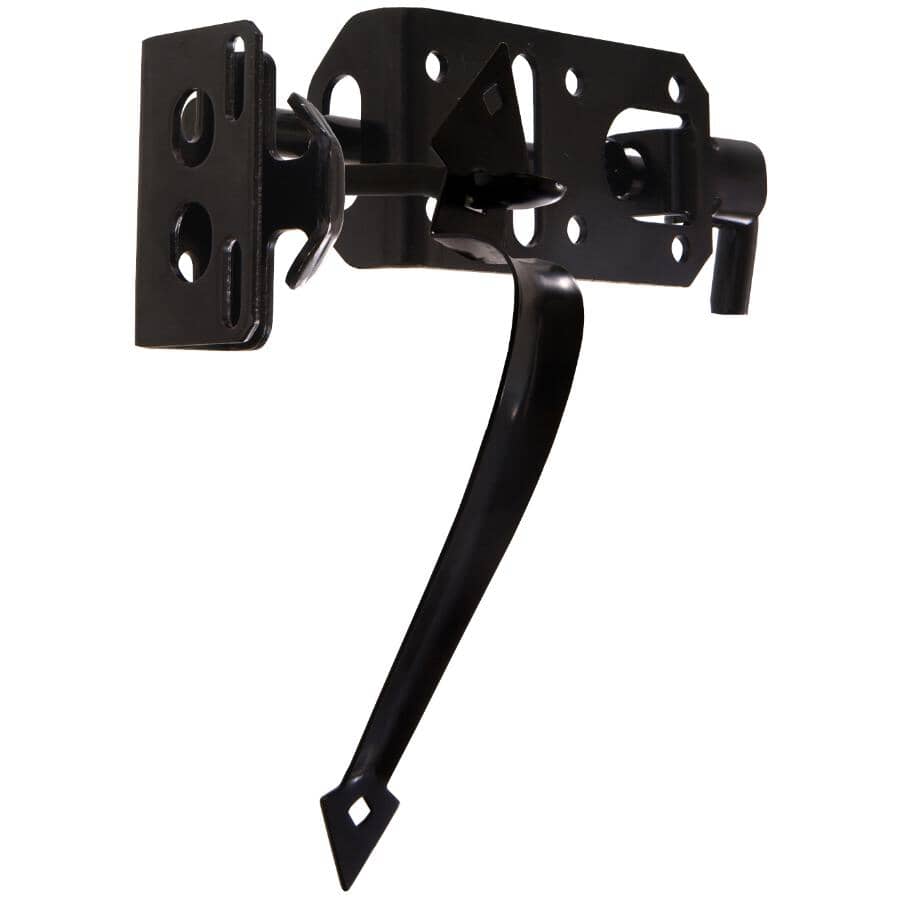 HILLMAN Ornamental Thumb Latch - Black | Home Hardware