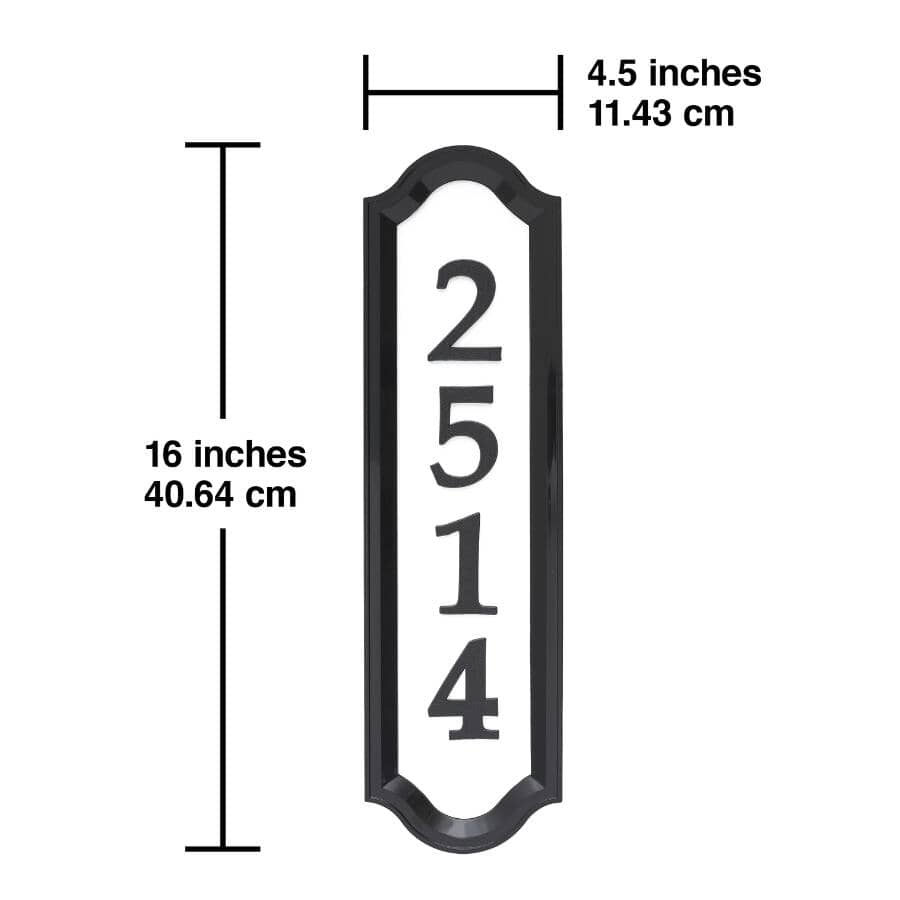 Nite Bright 16" Reflective Address Plaque | Home Hardware