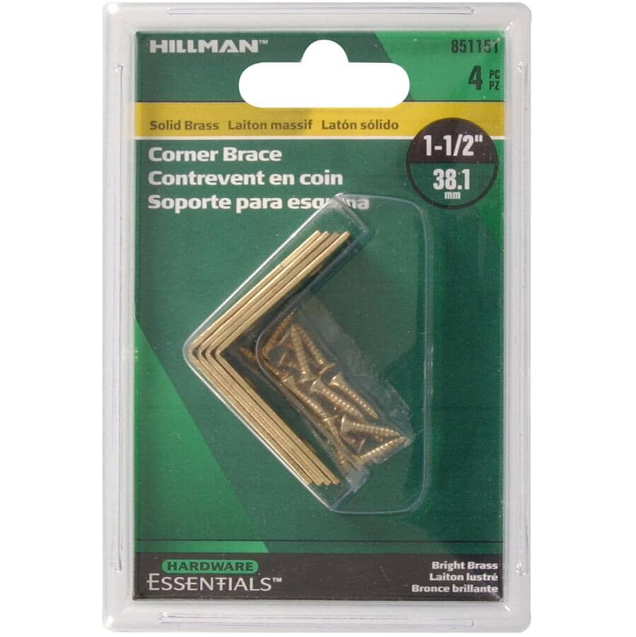 HILLMAN 1-1/2" x 5/8" Corner Braces | Home Hardware