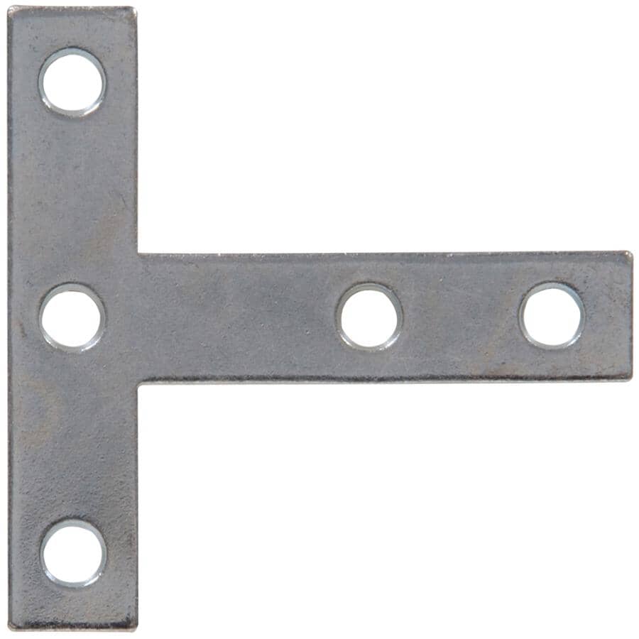 HILLMAN 3" x 3" Zinc Tee Plate | Home Hardware