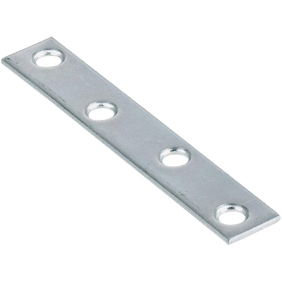 HILLMAN 4" x 5/8" Mending Plate - Zinc | Home Hardware