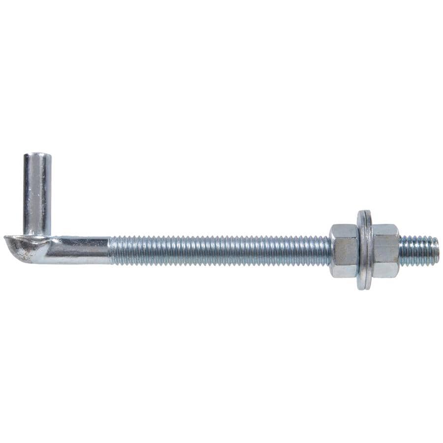 HILLMAN 1/2" x 6" Zinc Bolt Hook with Nut | Home Hardware