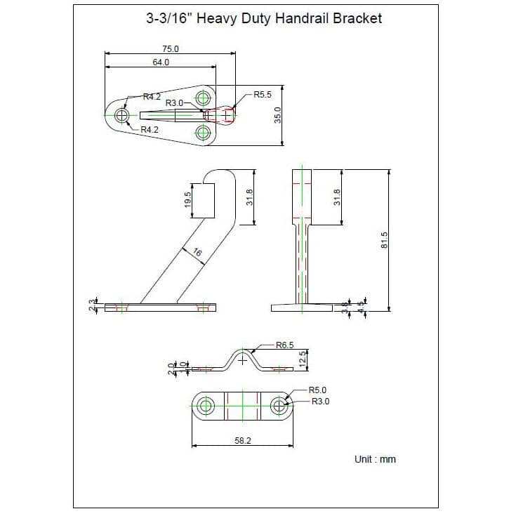 BUILDER'S HARDWARE Handrail Bracket | Home Hardware