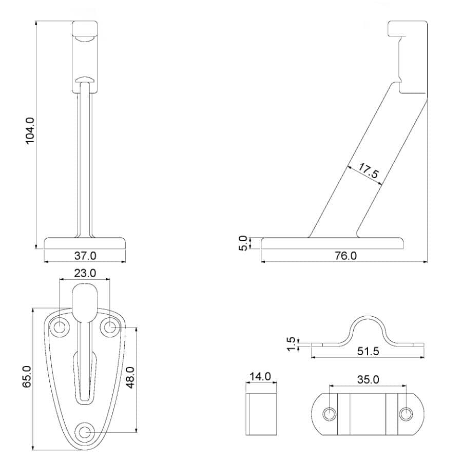 BUILDER'S HARDWARE Handrail Bracket | Home Hardware